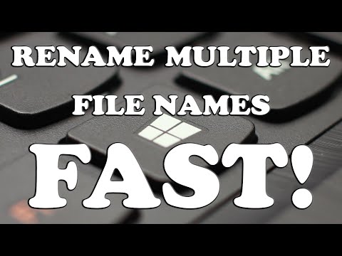 Find and Replace Multiple File Names Quickly! No Special Software Needed