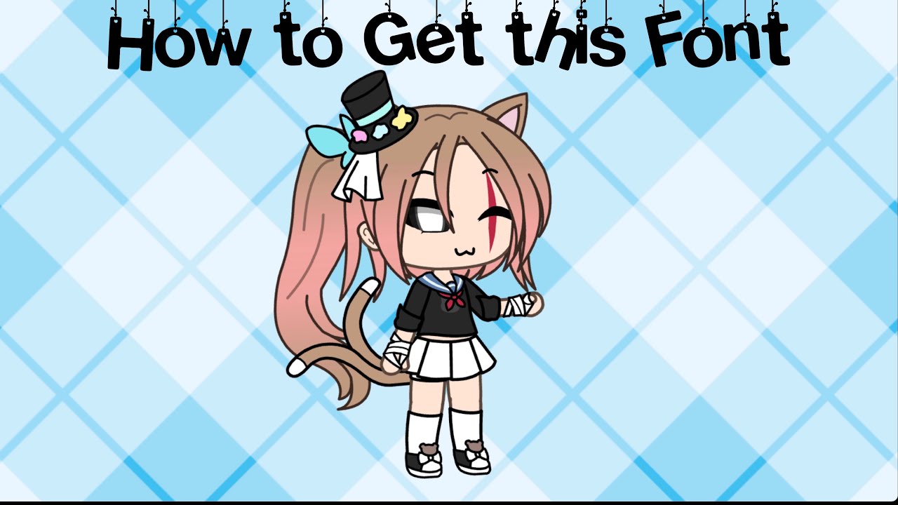 How to get the Hanging letters font