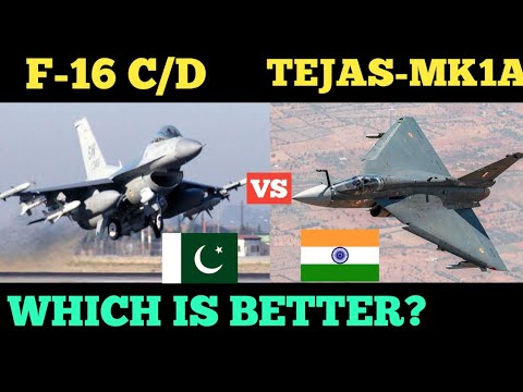 TEJASMK1A VS F-16 C/D FIGHTER JETS SPECIFICATIONS COMPARISON.