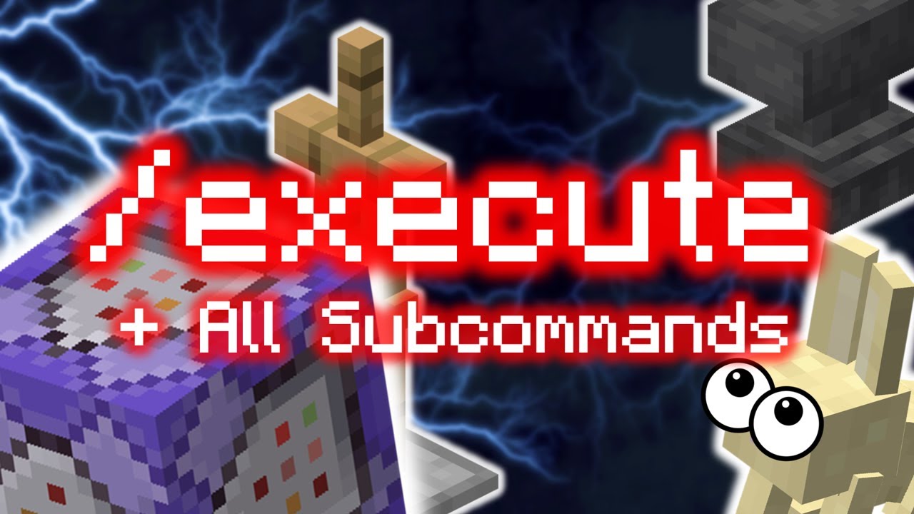 Minecraft /Execute Tutorial [Any Version]