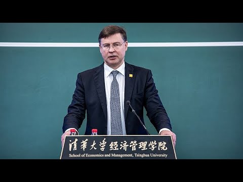 EU and China may 'drift apart' due to political tensions and economic disputes, warns Dombrovskis
