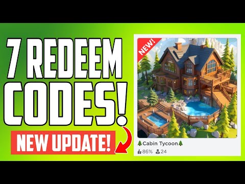 Cabin Tycoon CODES 2024 - EVERY WORKING CODES | ALL ROBLOX CODES