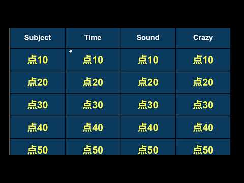 Google Slides Jeopardy Mark off Question