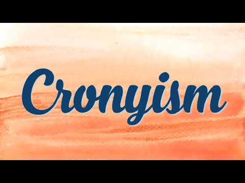 "Cronyism" | word of the day | Words To Use