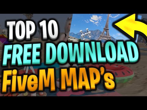 TOP 5 FiveM MAP Scripts ⭐ WITH DOWNLOAD 💎 Nike Store, Eiffel Tower, Oil Rig & More