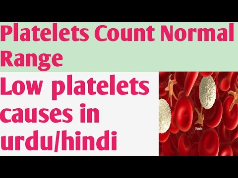 Platelets count Normal range in urdu hindi | Platelets level in blood