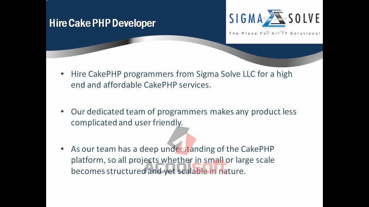 Hire Cake PHP Developer