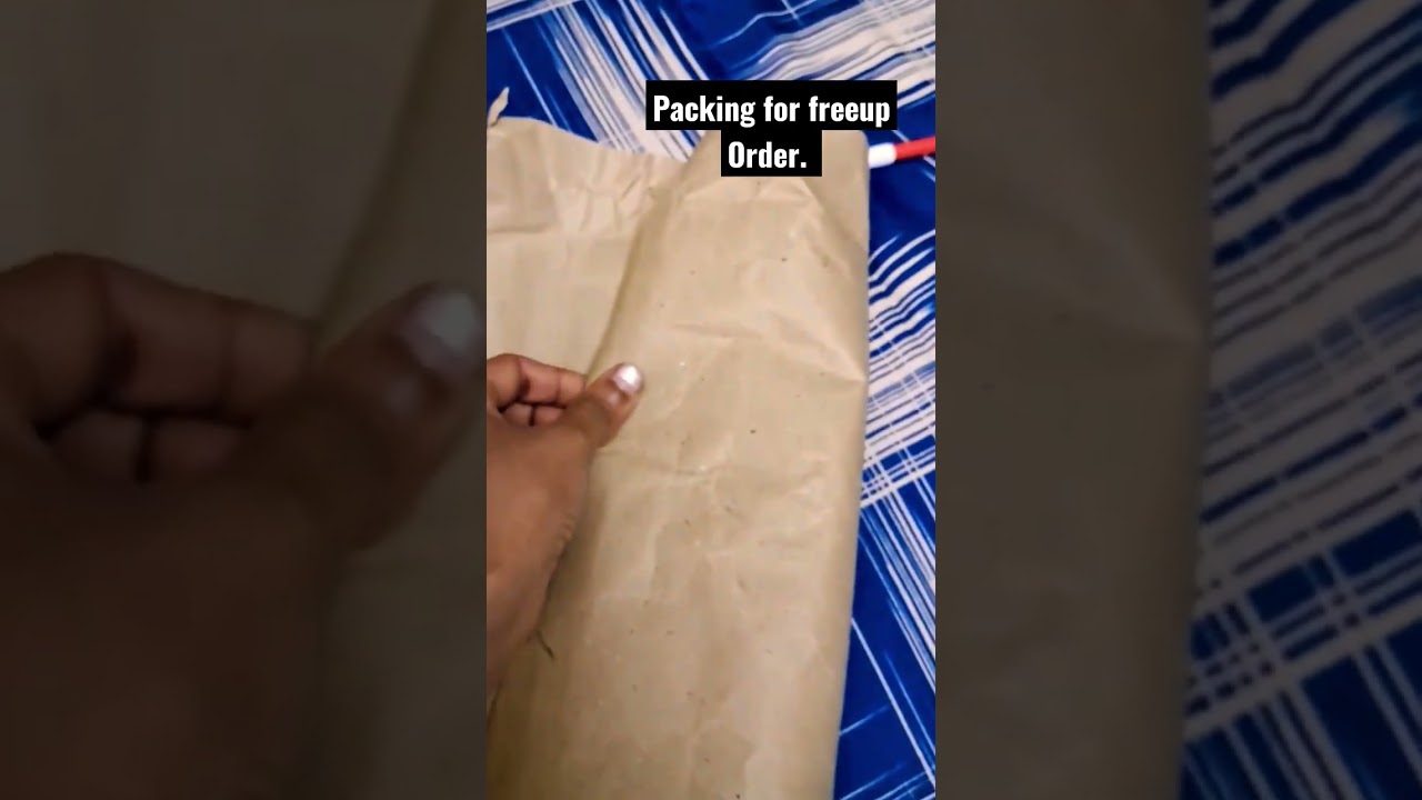 How to Pack an item for freeup order. And add manual  Shipping address Label.