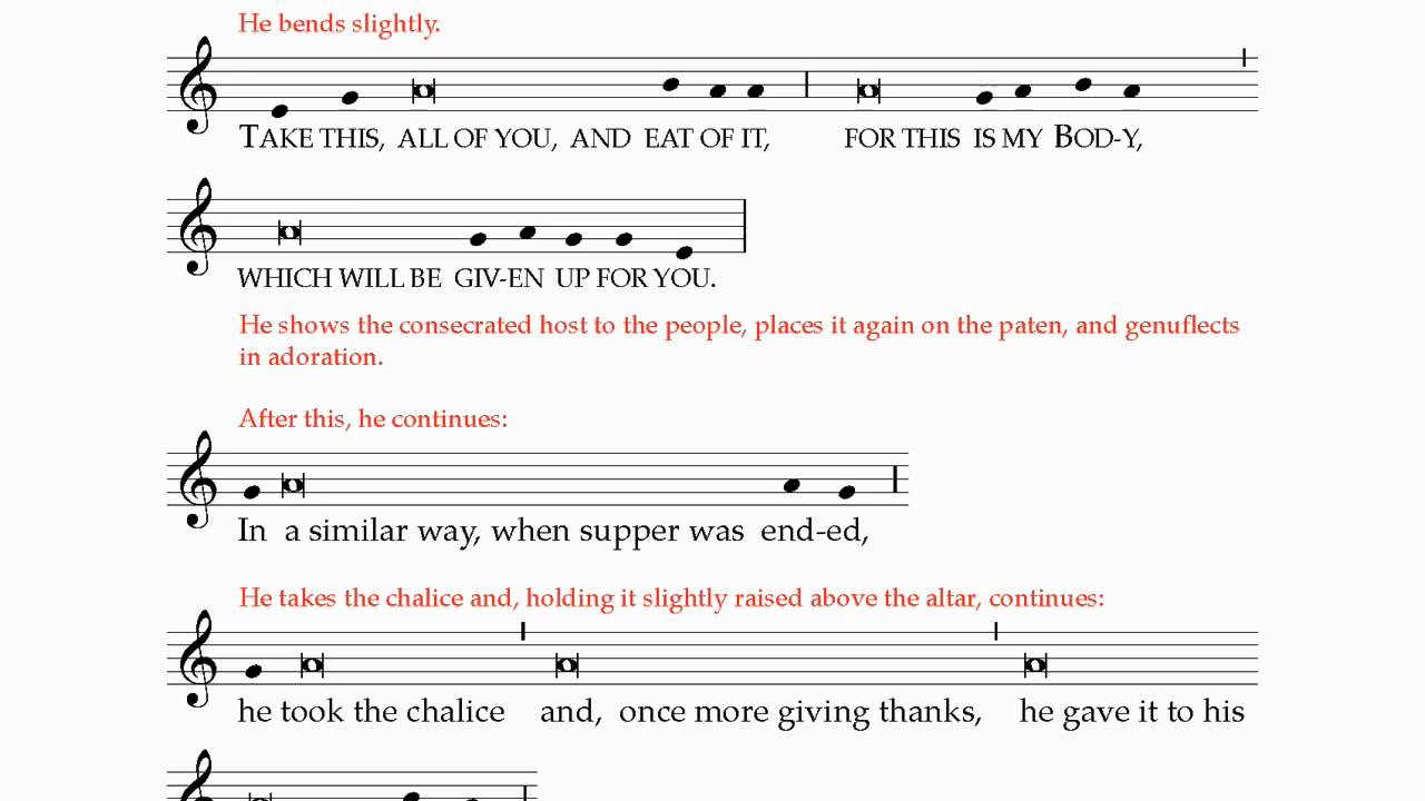 22 Eucharistic Prayer no. 2 (New Translation)