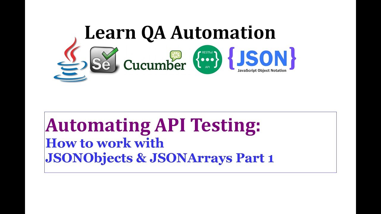 How to work with JSONObjects & JSONArrays Part 1
