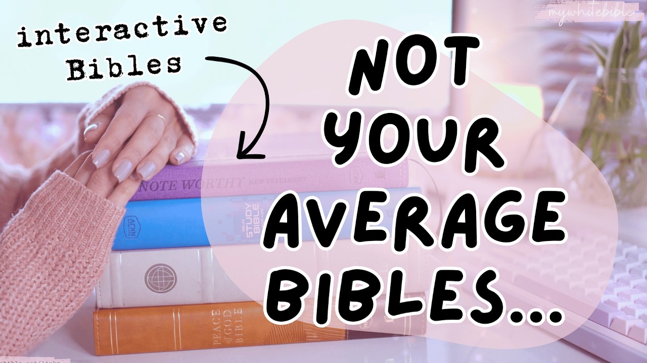 Interactive / themed Bibles?! Bible Reviews and mini Bible Collection of my most interactive Bibles!