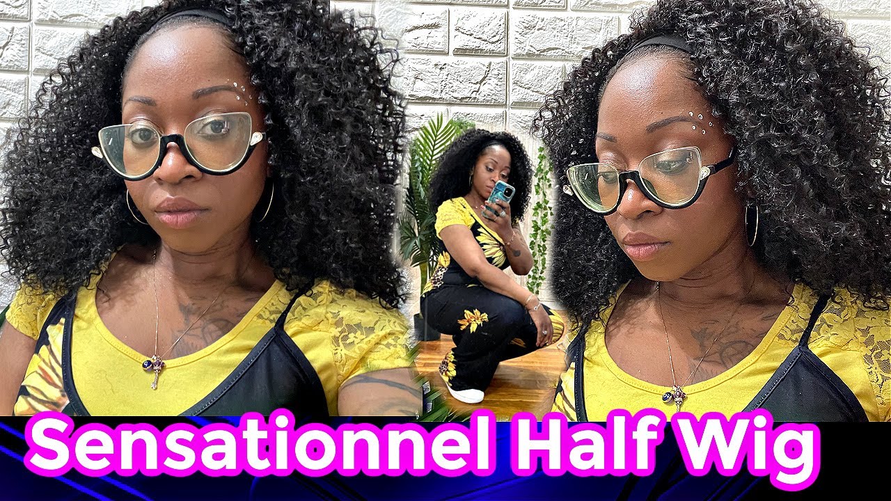 Sensationnel Big Hair Half Wig  - IWD 007 --👑 Try-on & Review | EmpressHairLukz 👑