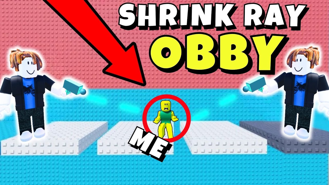 TROLLING Players in Shrink Ray Tower Obby!