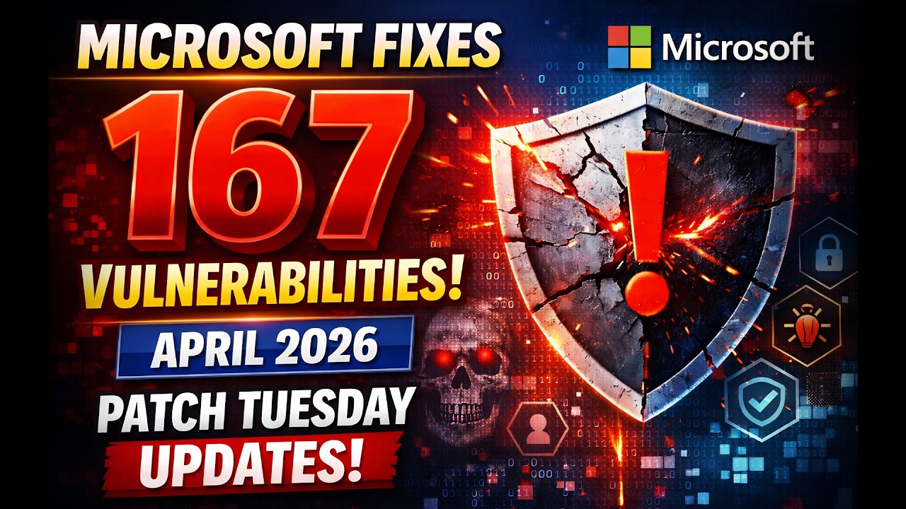 Microsoft Fixes 167 Vulnerabilities (April 2026 Patch Tuesday)
