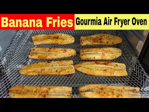 Banana Fries, Gourmia Digital French Door Air Fryer Oven