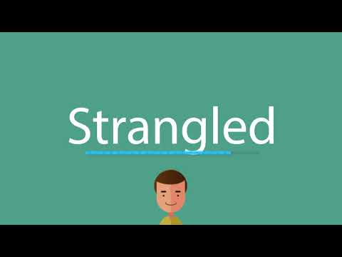 Strangled pronunciation