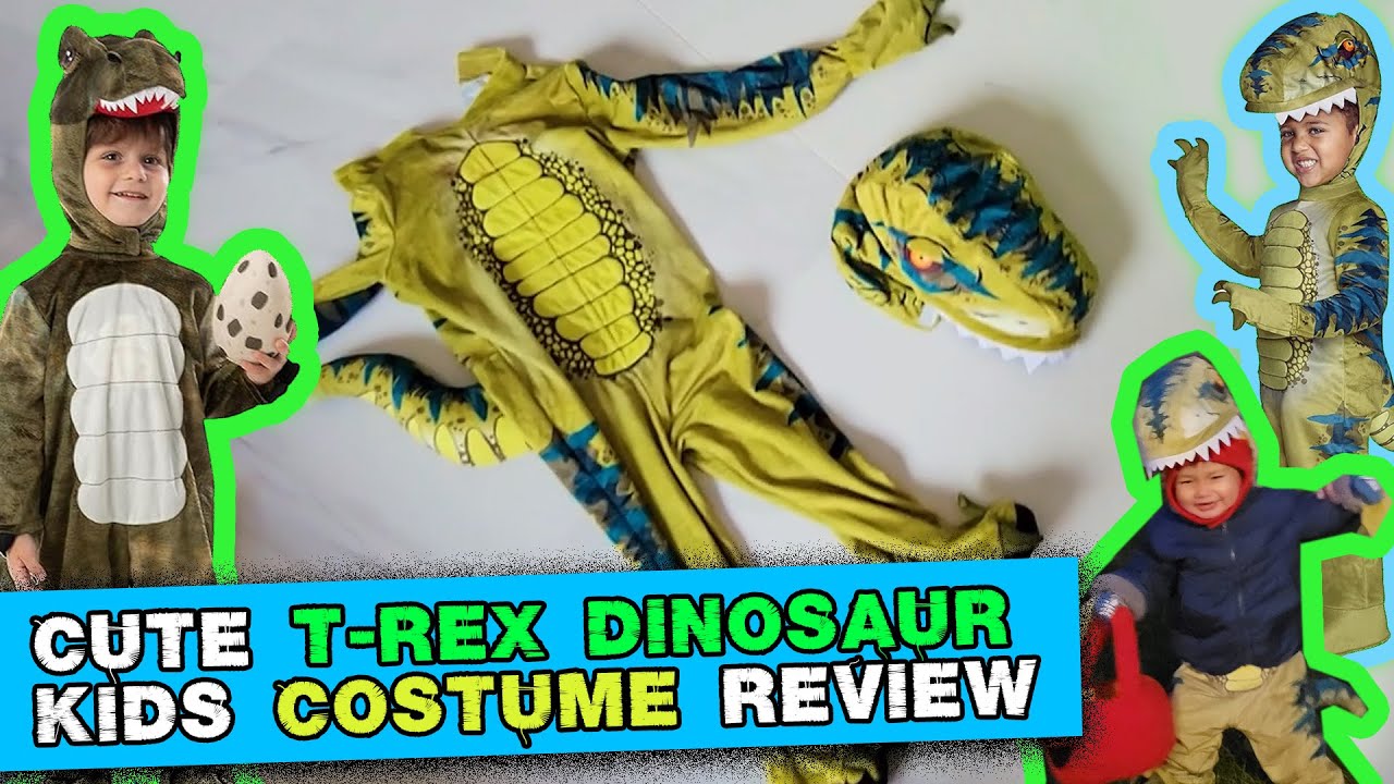 Realistic T-rex Dinosaur Costume for Kids - Cute Toddler Halloween Costumes - Dino Costumes for Kids