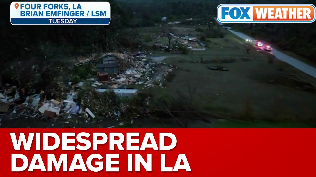 Tornado Tears Through Louisiana Causing Widespread Damage