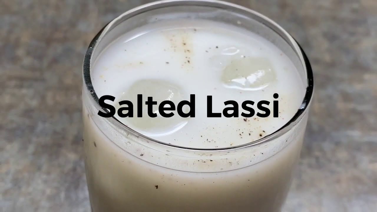 How to Make a Salted Lassi