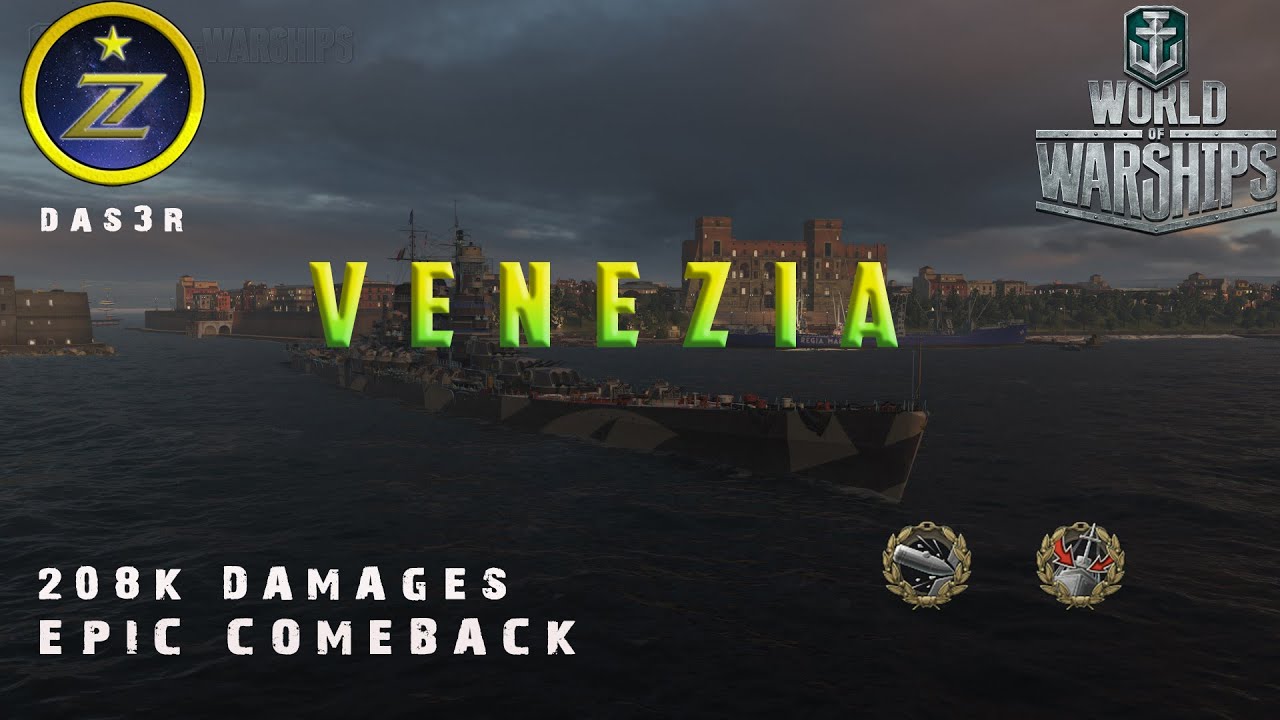 VENEZIA EPIC COMEBACK | Shards - World of Warships | w/ [ZENIT]das3r