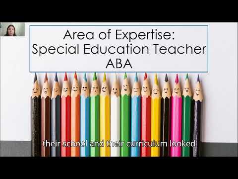 Area of Expertise- Special Education Teacher