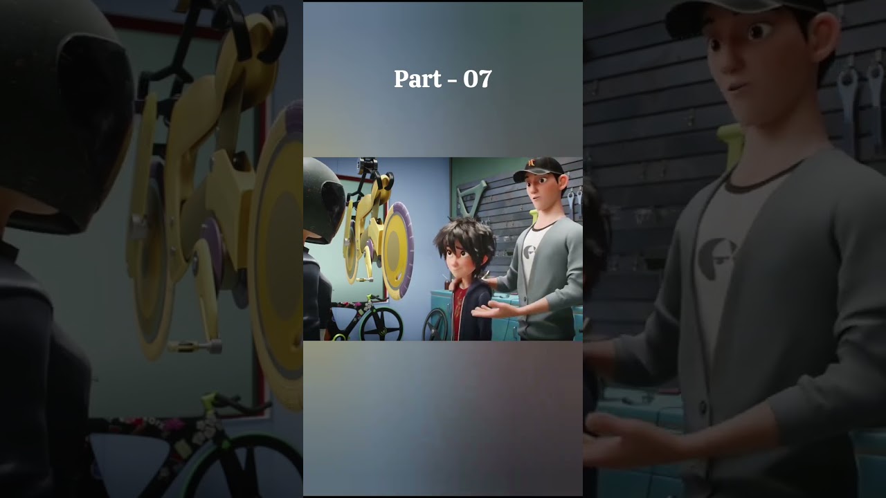Animated Tale Part  7 Car Wash HiroHamada Meets Jane Darling