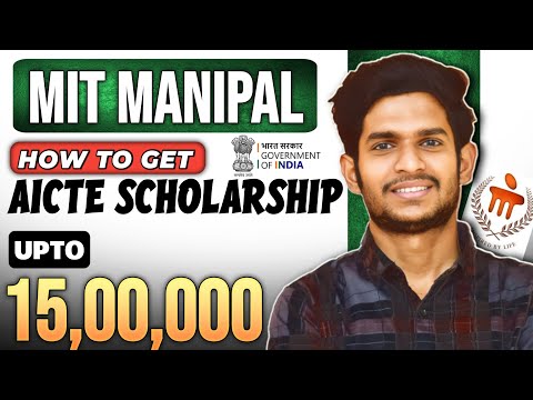Manipal AICTE Scholarship 2025 | Step-by-Step Guide | Full Process Explained