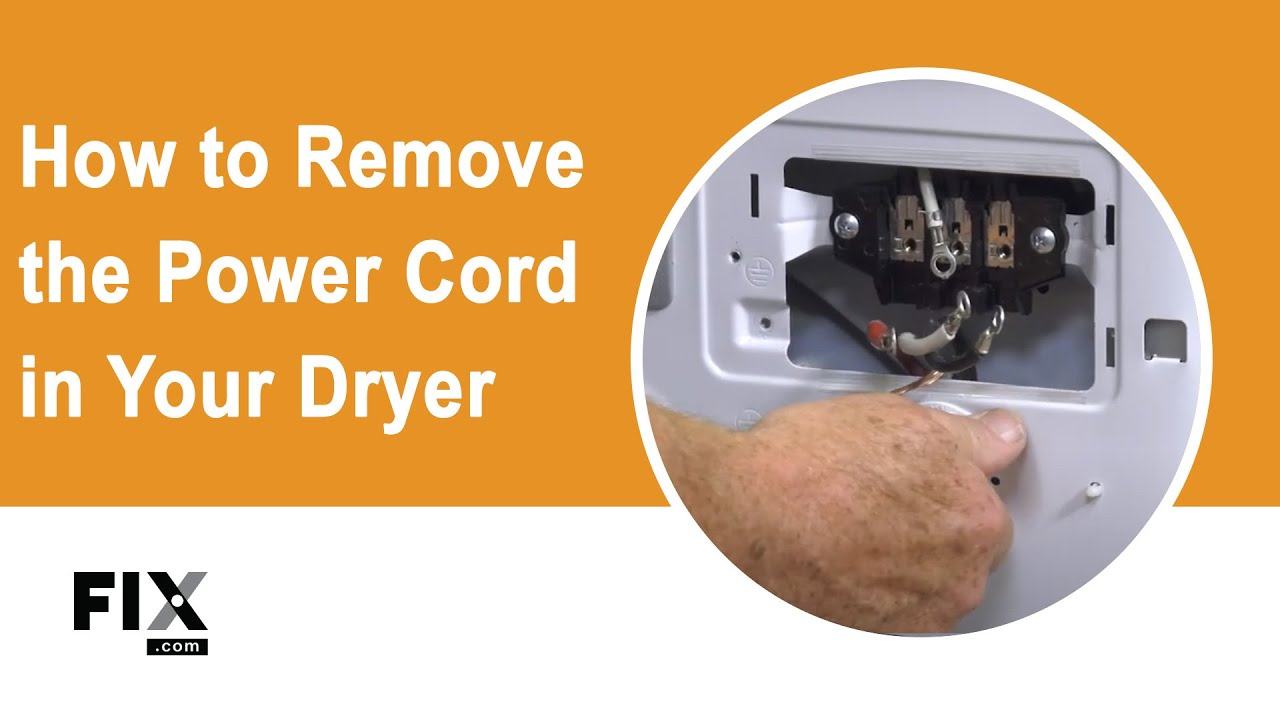How to Fix the Power Cord on a Dryer When Its Display Is Not Working ...