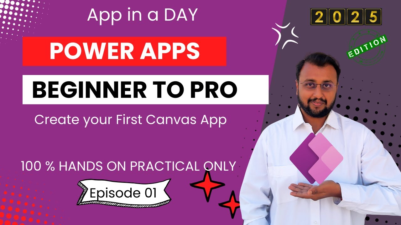 Power Apps in a DAY - Get Started with Canvas Apps - BEGINNERS
