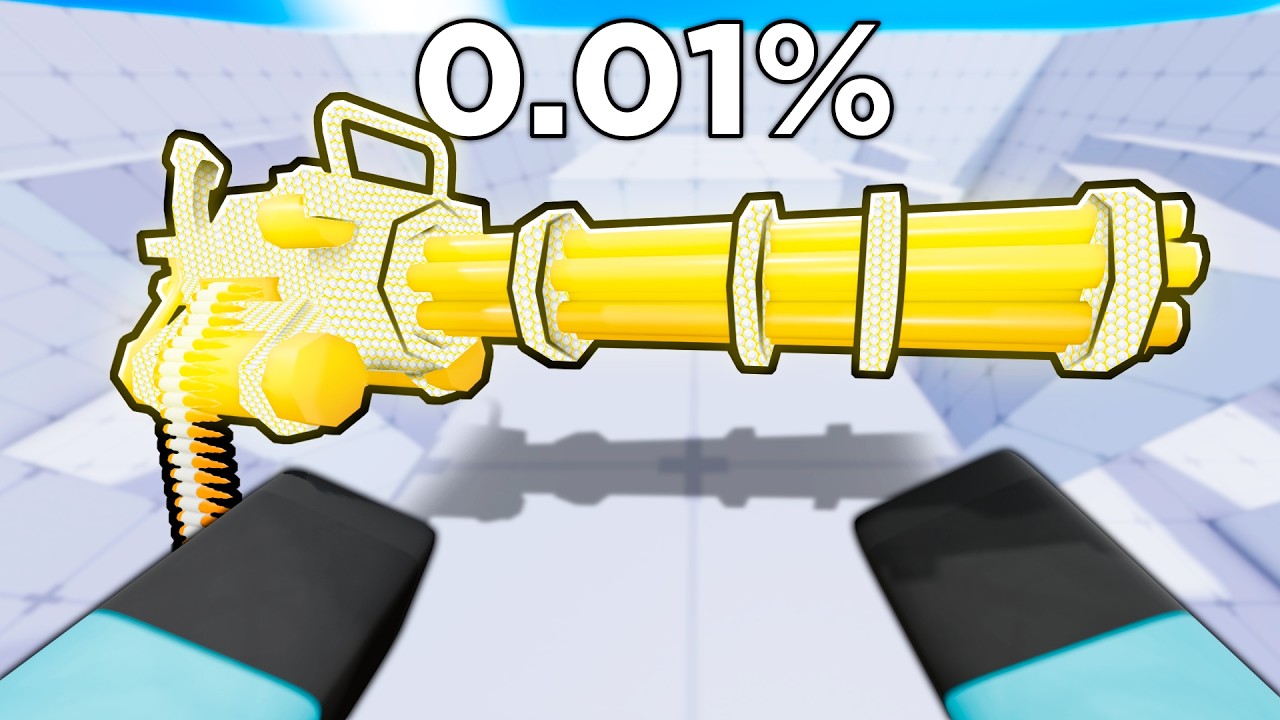 using MINIGUN until I unlock DIAMOND in Roblox Rivals..