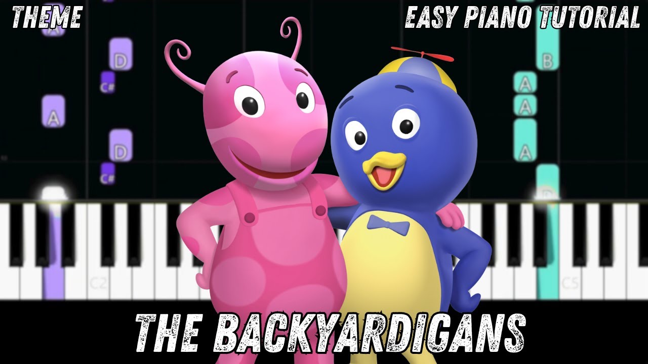 The Backyardigans Theme Song (Medium Piano Tutorial)