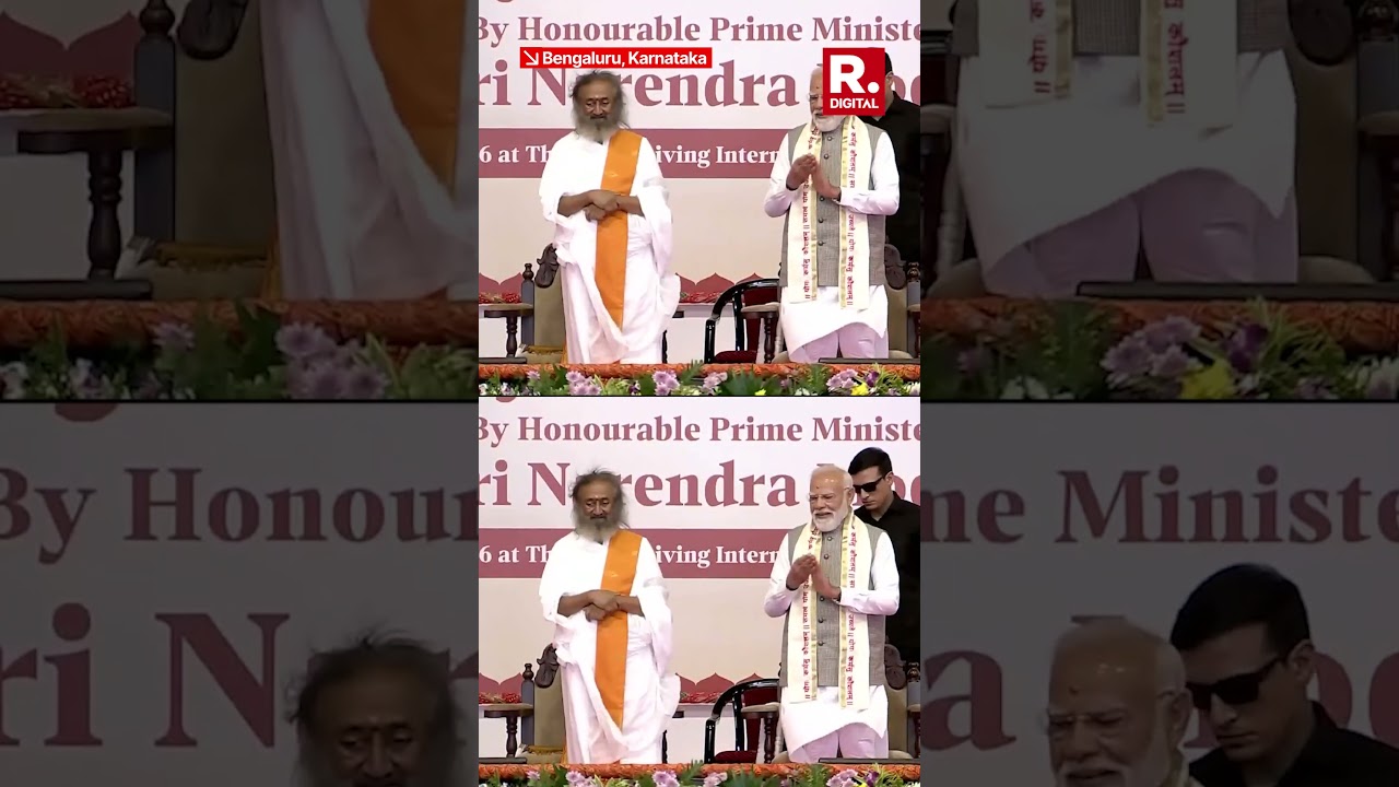 PM Modi Inaugurates Dhyan Mandir At Art of Living Centre In Bengaluru