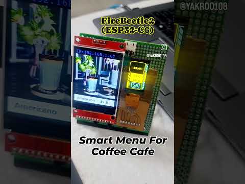 Free STL file ESP32 DIY Smart Menu for Coffee Cafe ☕・3D printer design ...
