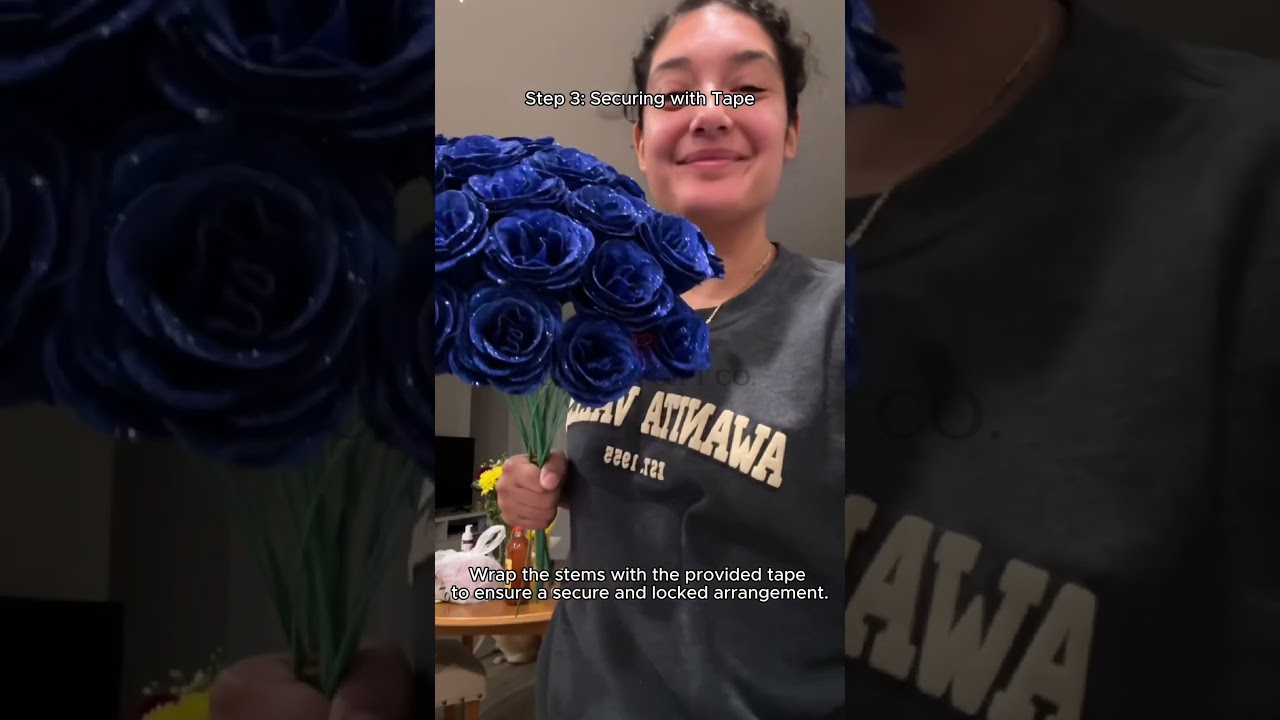 How to Assemble Corazon Gift Co. Glitter Roses