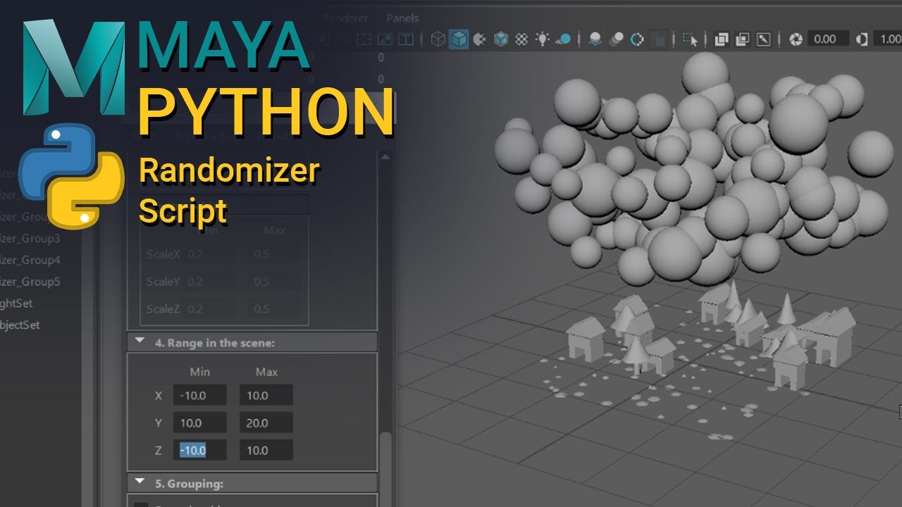 Python Script in Maya - Randomizer