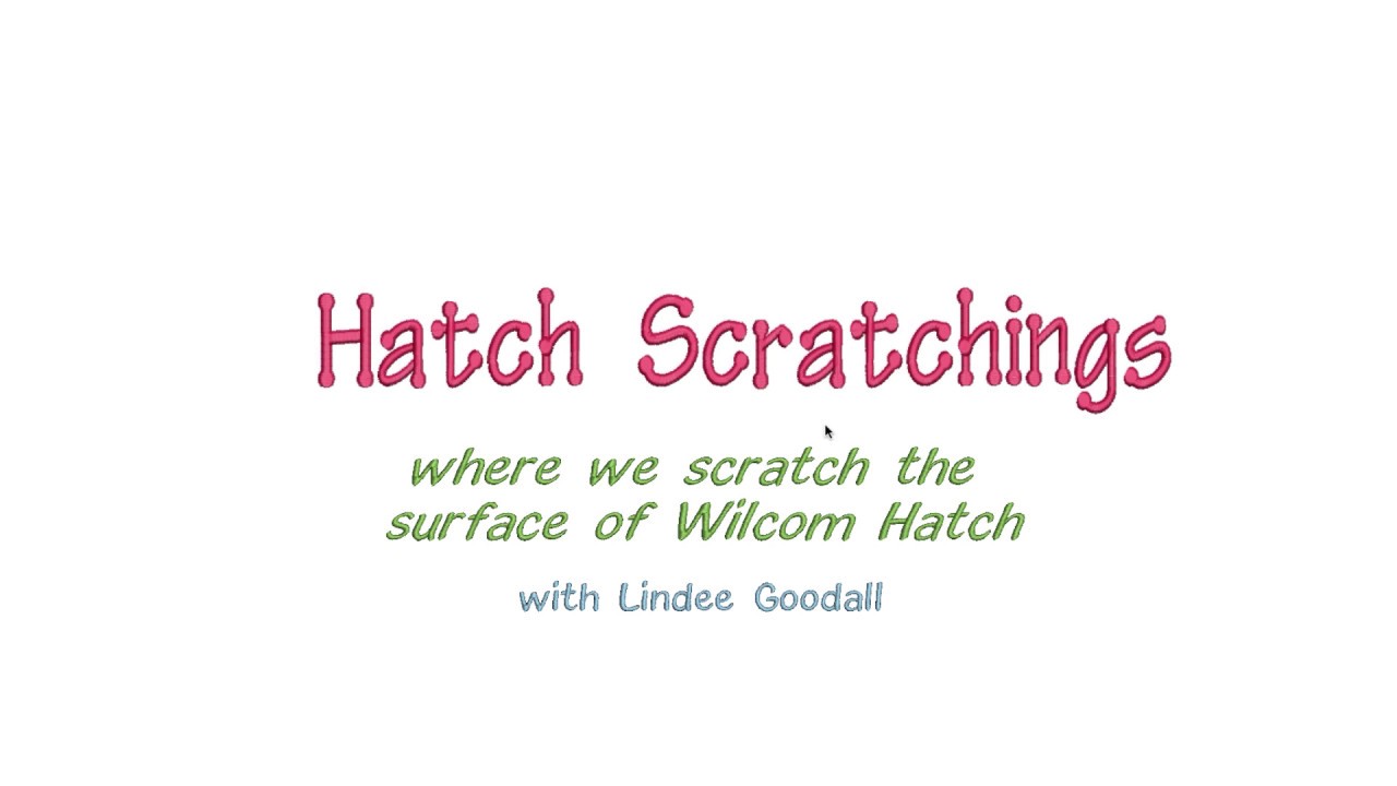 Wilcom Hatch - Creating Striped Letters using a TT Font
