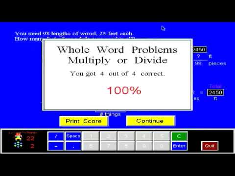 Whole Number Word Problems