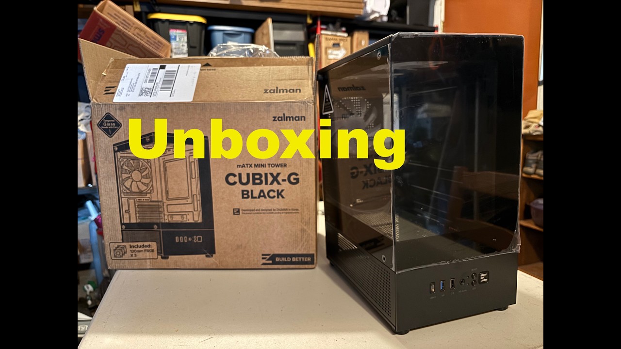Zalman Cubix-G Unboxing