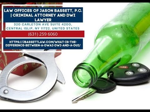 What Is The Difference Between A DWAI, DWI, And A DUI by Jason Bassett