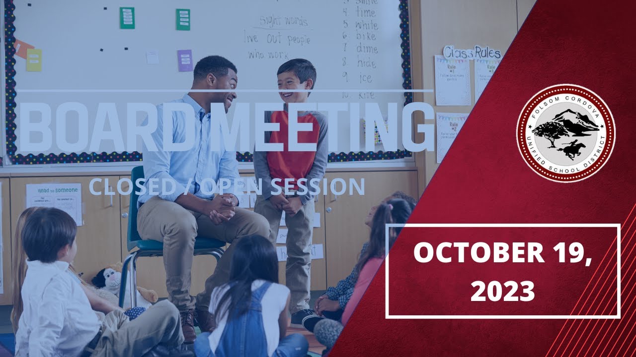 FCUSD Board Meeting 10/19/2023