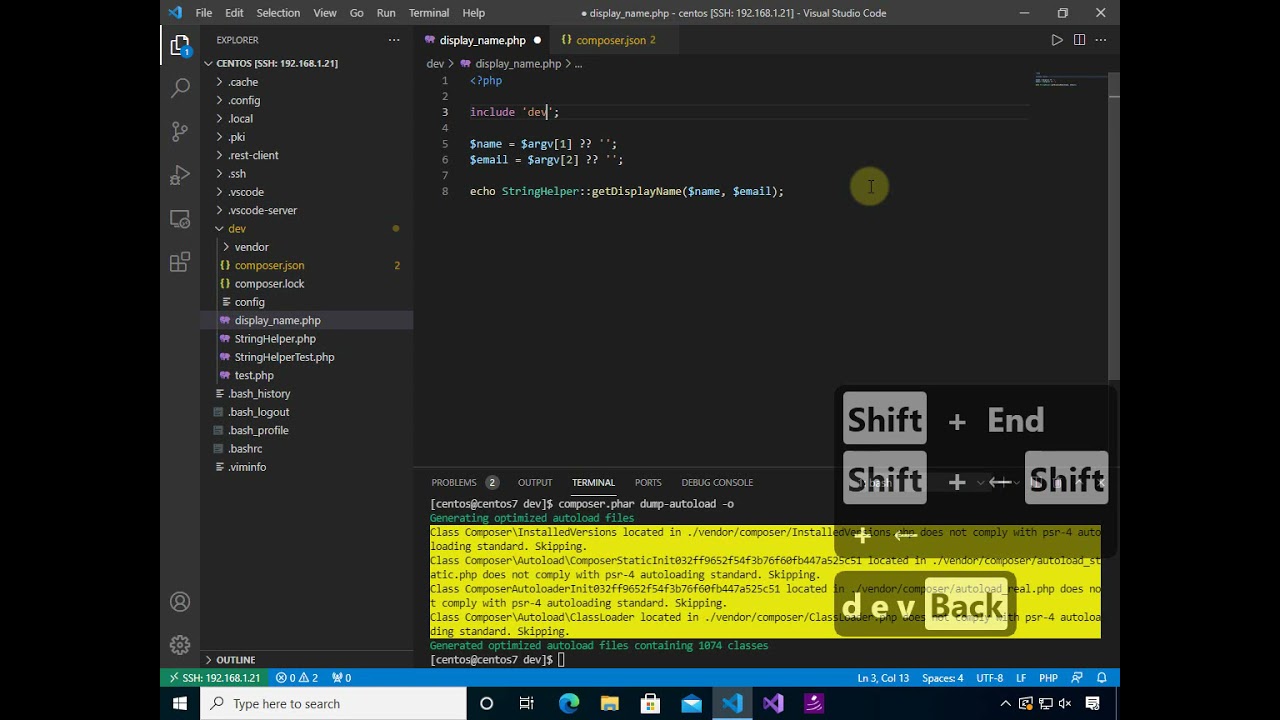 vscode #04: php composer, autoload, unit-test