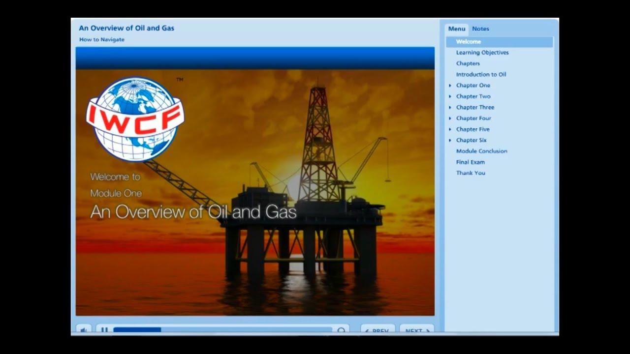 IWCF Level 1 | Module 1 | An Overview of Oil and Gas