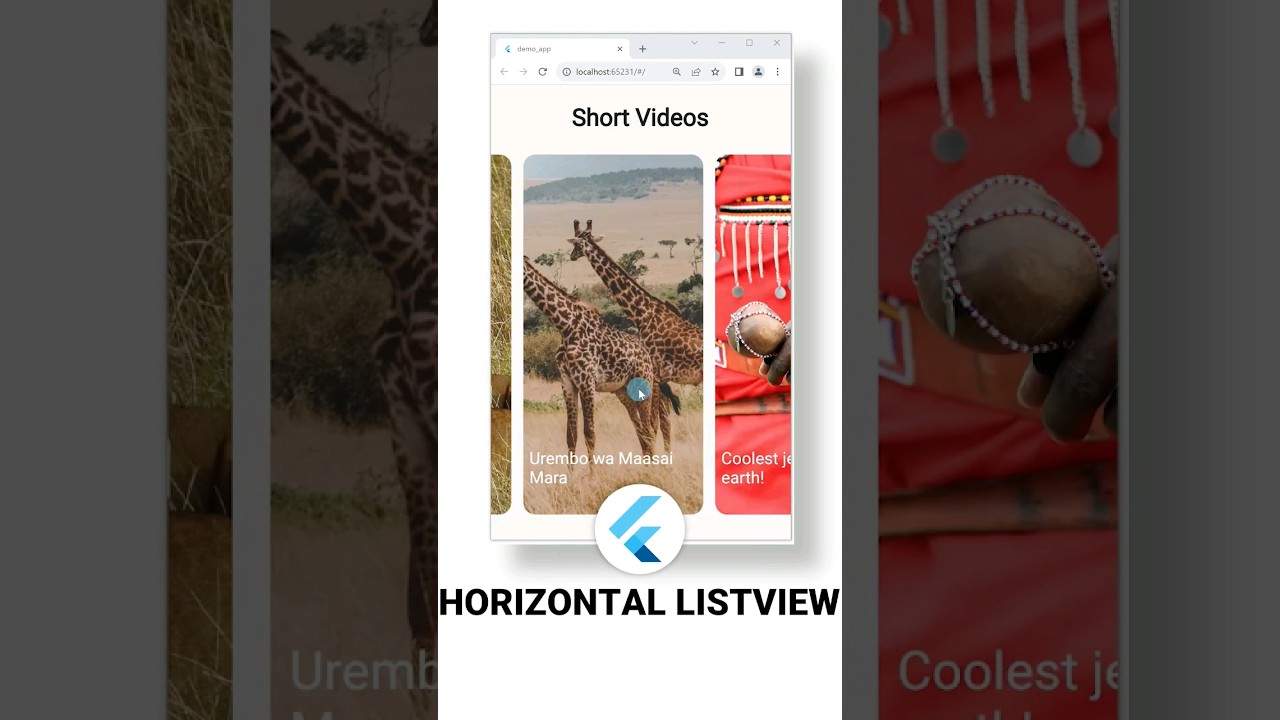 Horizontal ListView Flutter quick tip.