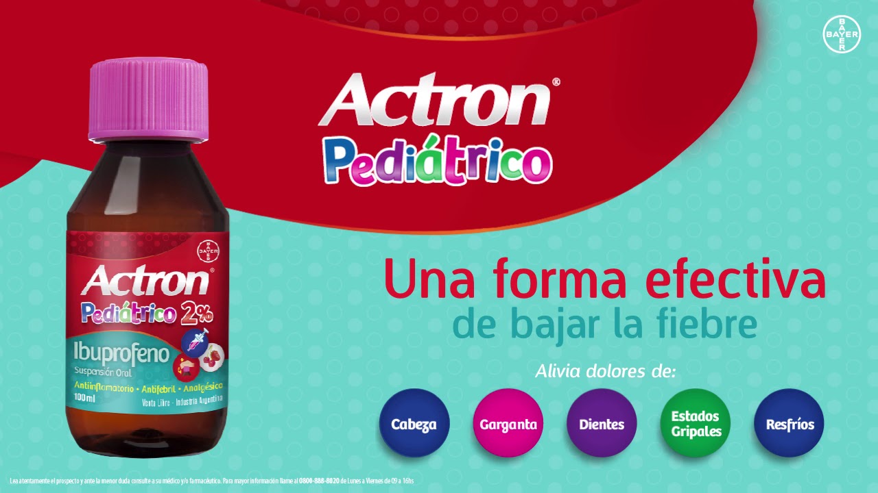 Actron pediatrico Horizontal
