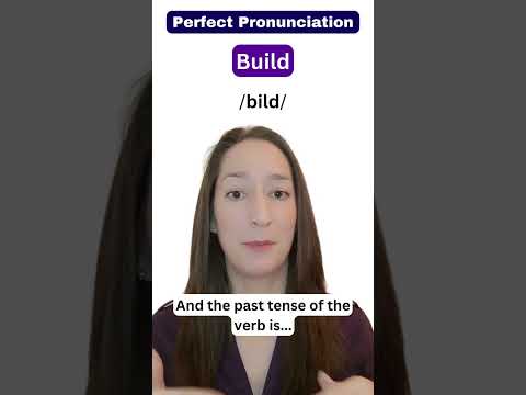 BUILD, BUILT and BUILDING - Pronunciation #shorts #pronunciation