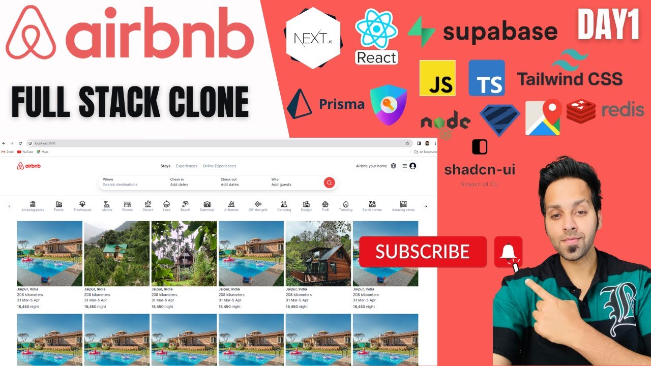 Building a Fullstack Airbnb Clone - From Scratch!