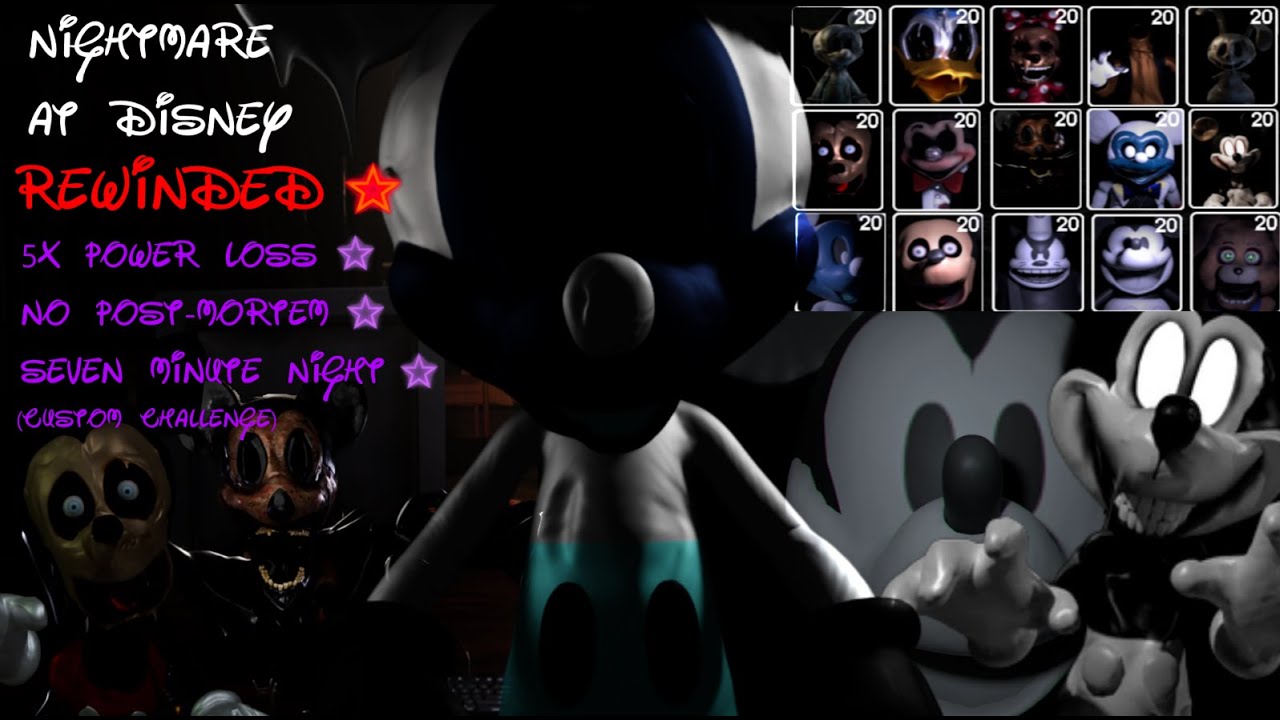 Nightmare at Disney REWINDED (fanmade challenge) -Chaos at Treasure island: Rewinded