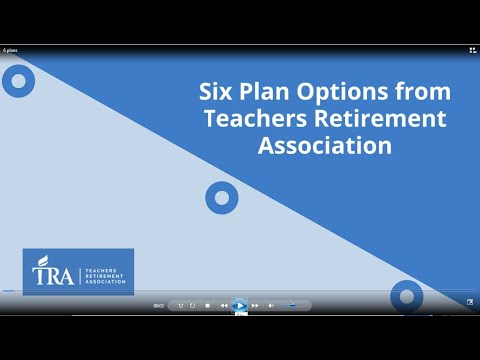 Plans : Teachers Retirement Association (TRA)