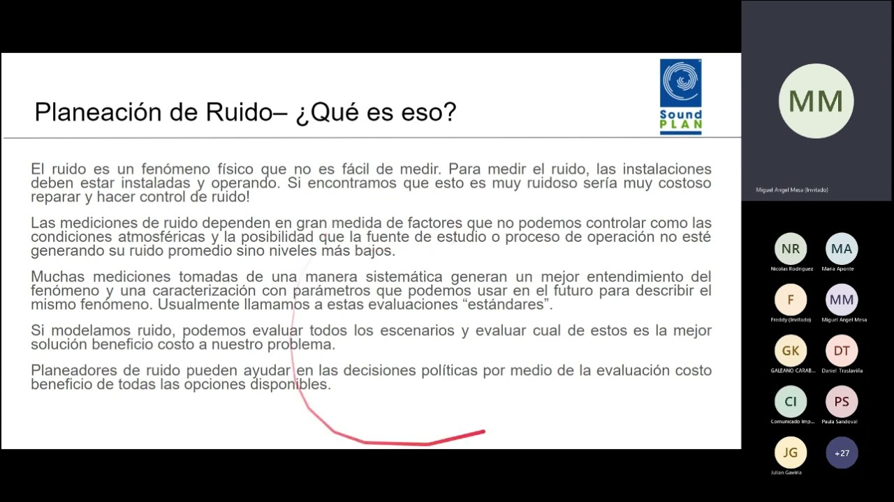Webinar Modelación de Ruido: Conozca SoundPLAN como herramienta para la gestión de ruido.
