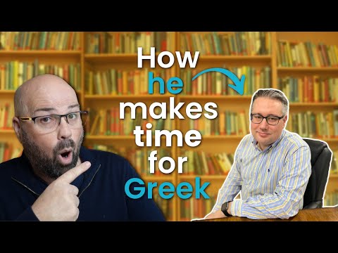 How a plumber makes time to learn Biblical Greek
